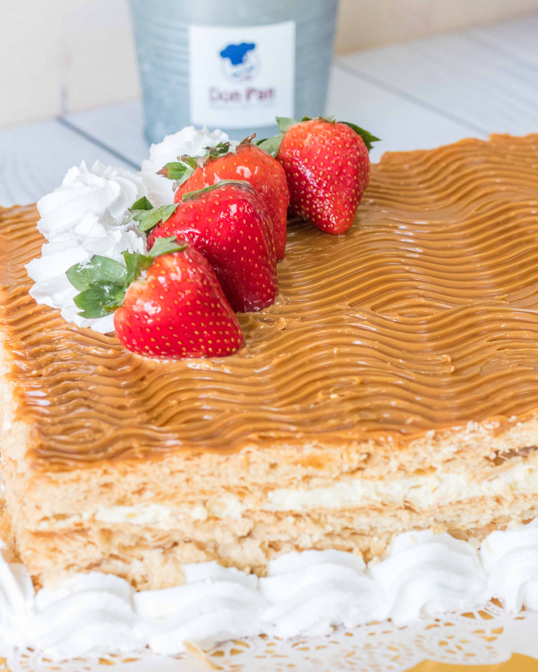 Milhojas Cake (Dulce de Leche) – Don Pan Miami Beach