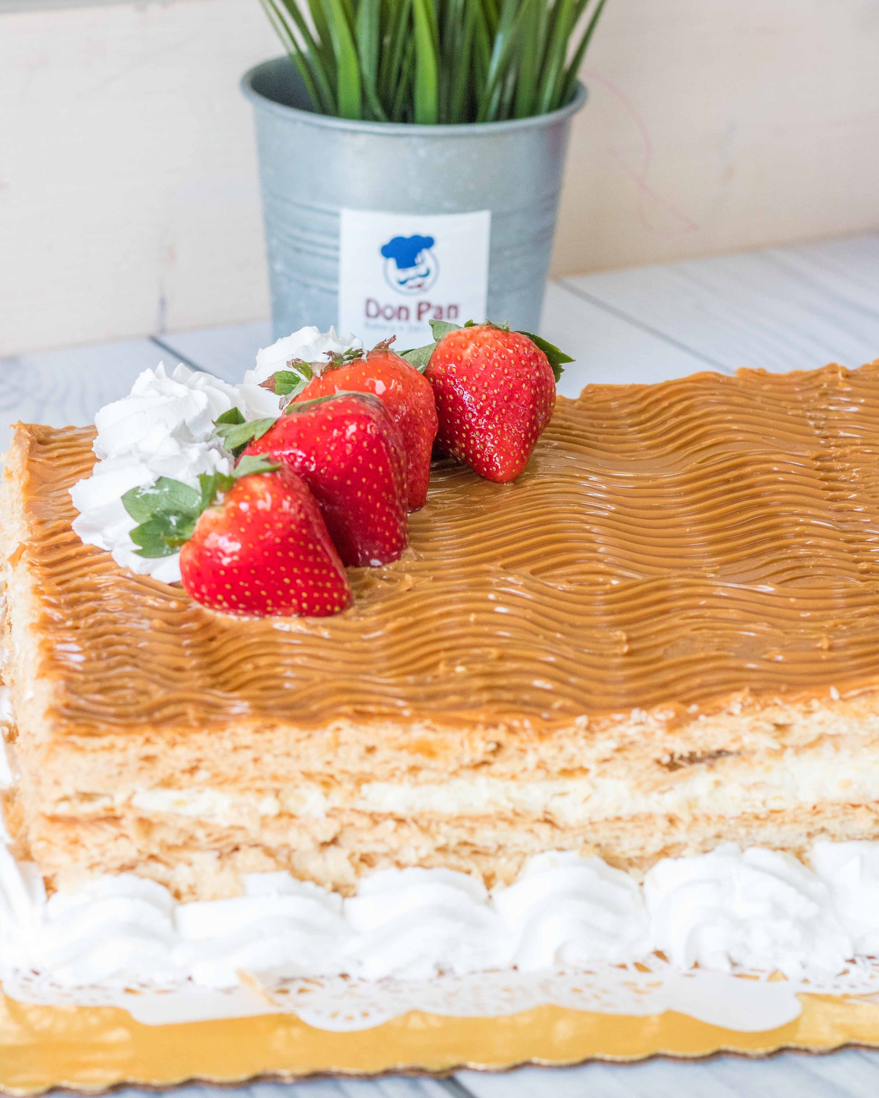 Milhojas Cake (Dulce de Leche) – Don Pan Miami Beach